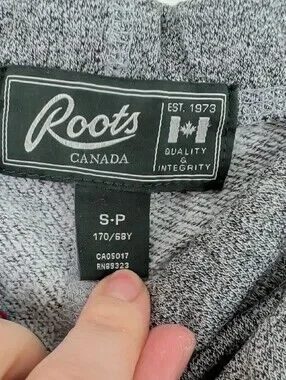 Roots | Bottoms | Womens Roots Capris Gray Sweatpants With Blue Logo ...